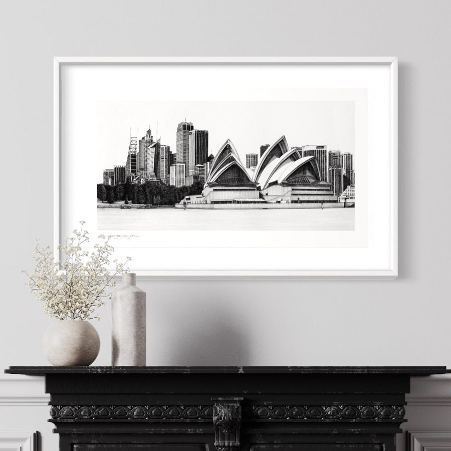 Sydney Opera House Fine Art Print – JOHNNY SPILLER & CO